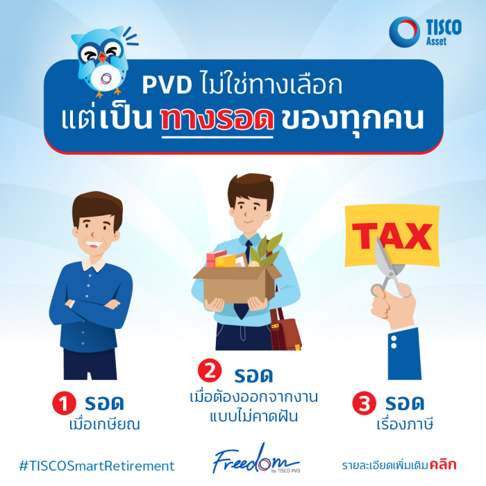 กองทุนสำรองเลี้ยงชีพ (PVD) ไม่ใช่ทางเลือก แต่เป็นทางรอด!! | TISCO Asset ...
